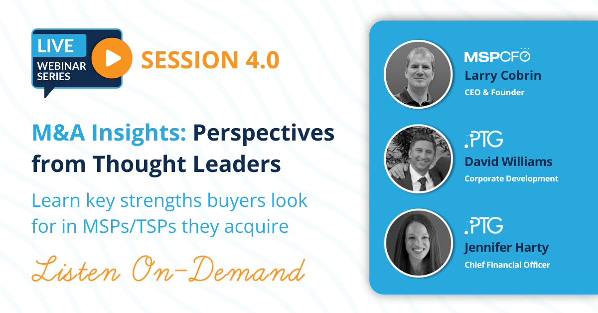 Webinar: Turn Your MSPCFO Insights Data Into Action - MSPCFO